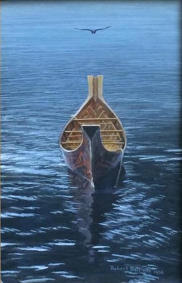 Art Country Canada ROBERT BATEMAN Original Painting In Flight - Red ...