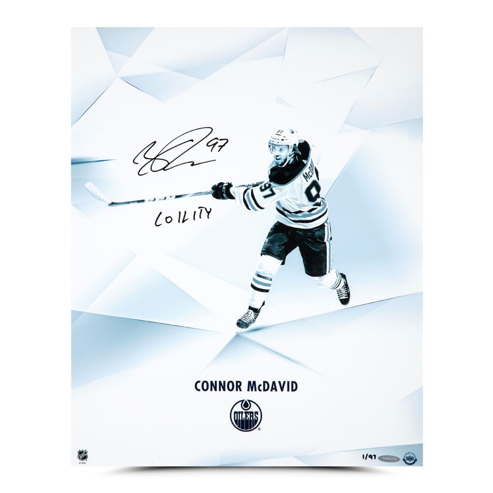 Art Country Canada - Connor McDavid SIGNED Autographed Jerseys Prints ...